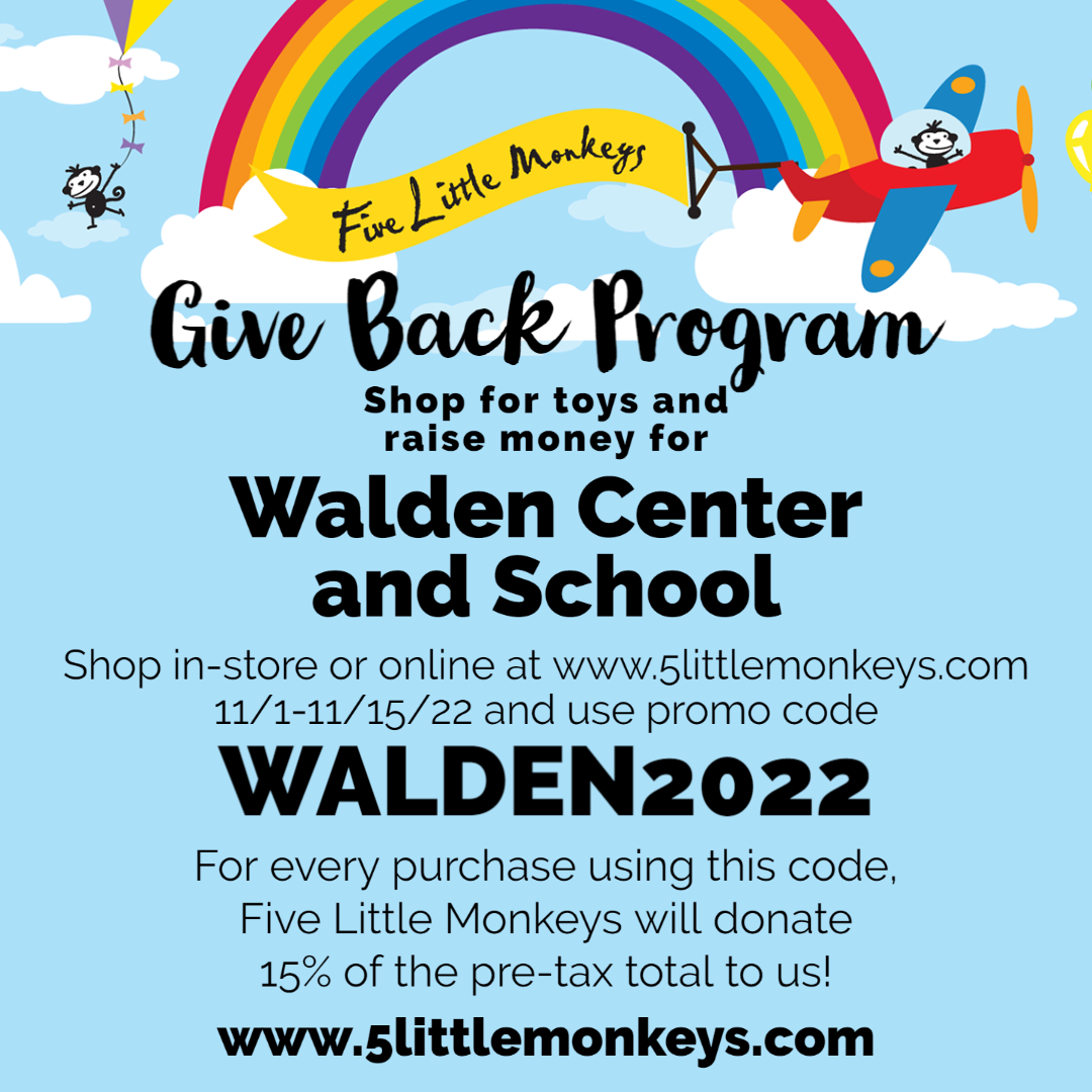 Five Little Monkeys: November Fundraiser – Walden Center and School
