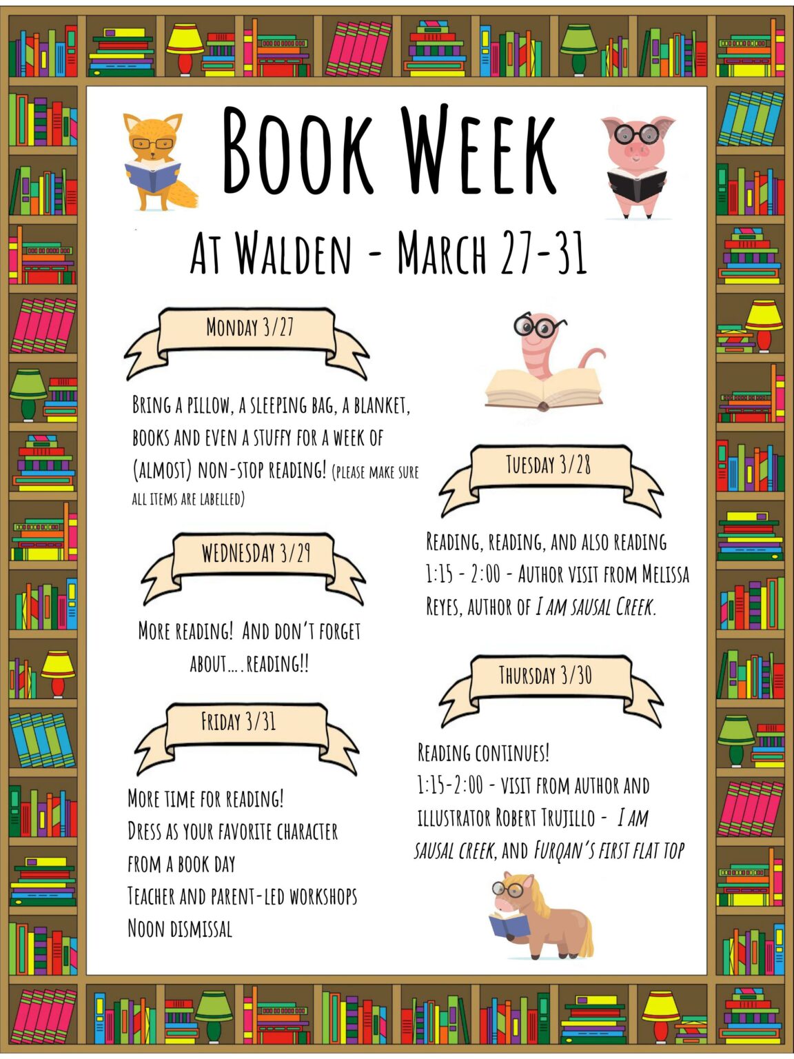 Book Week – Walden Center and School